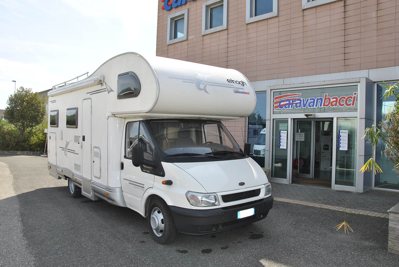 Camper Mansardato Usato Elnagh Marlin 65 G - Caravanbacci