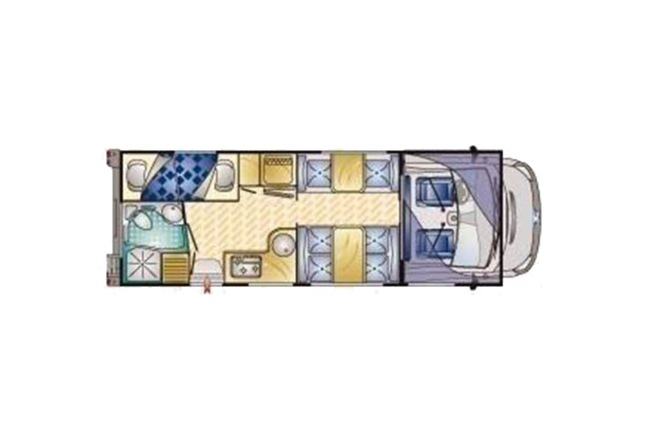 Camper Mansardato Usato Rimor Superbrig 678 - Caravanbacci