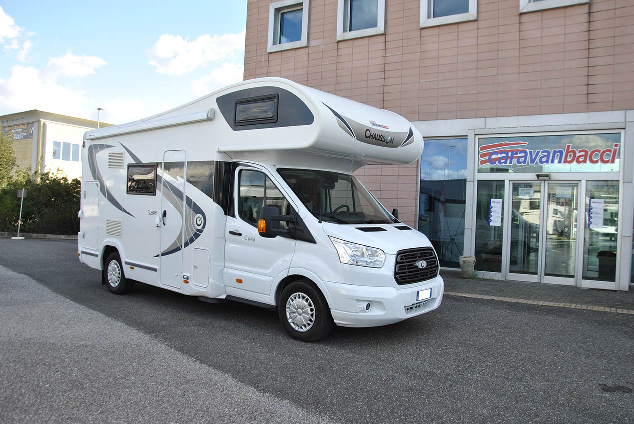 Camper Mansardato Usato Chausson Flash C646 - Caravanbacci